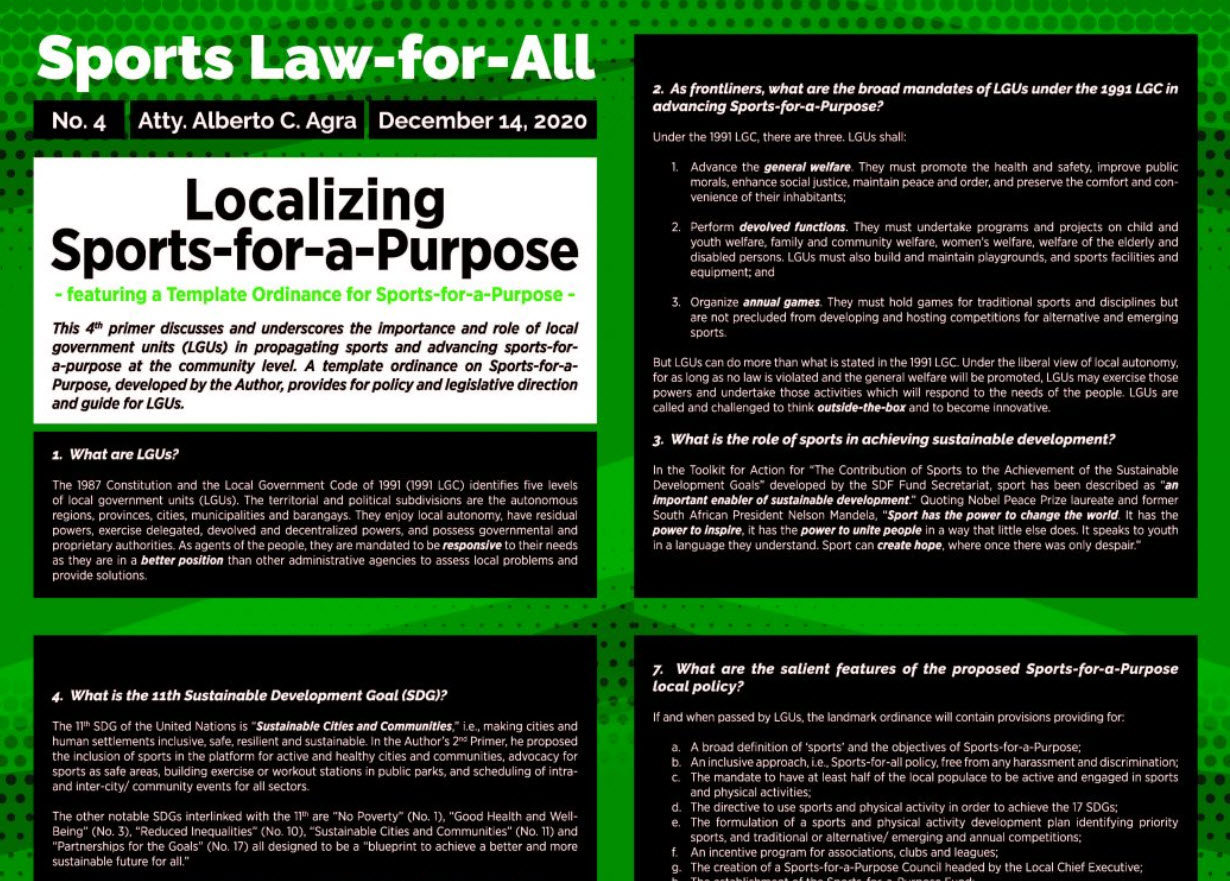 Sports Law – www.albertocagra.com