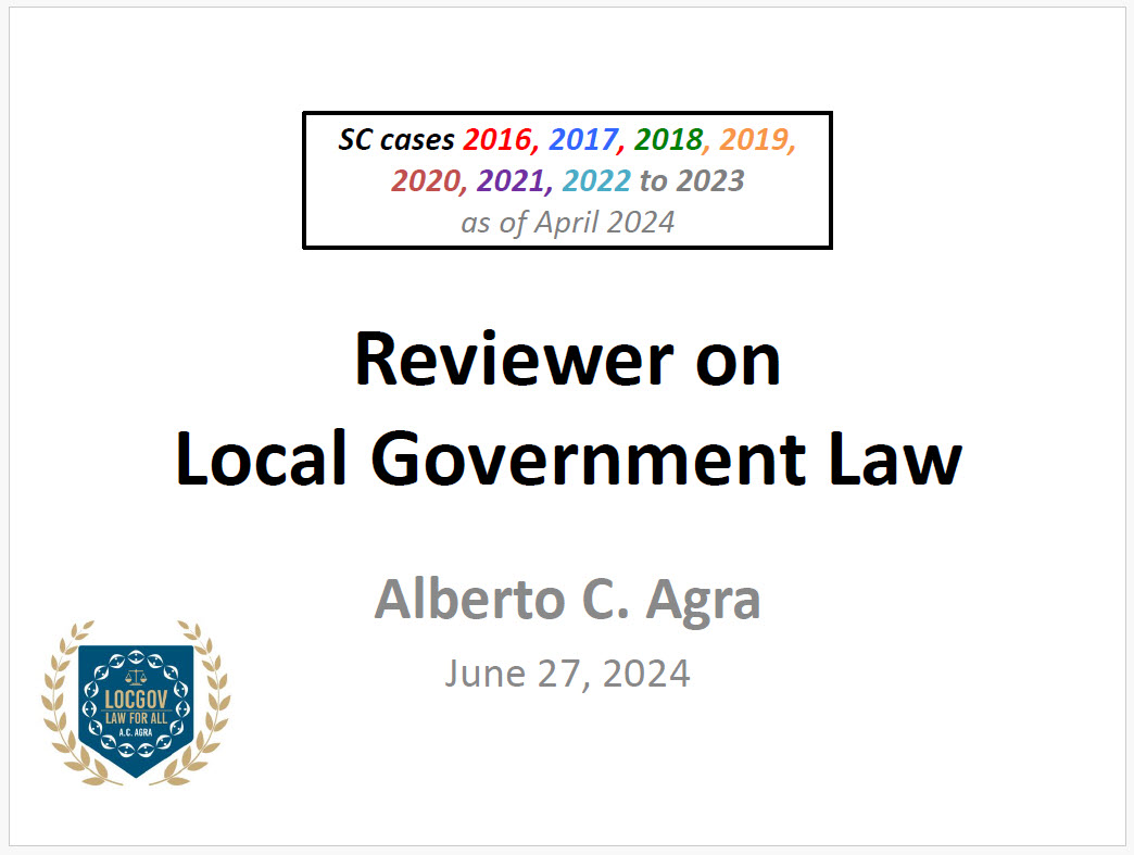 Election Law Reviewer 03.17.2021 – www.albertocagra.com
